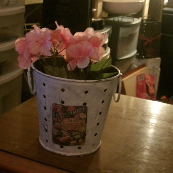 None | Accents | Upcycled Tin Bucket | Poshmark